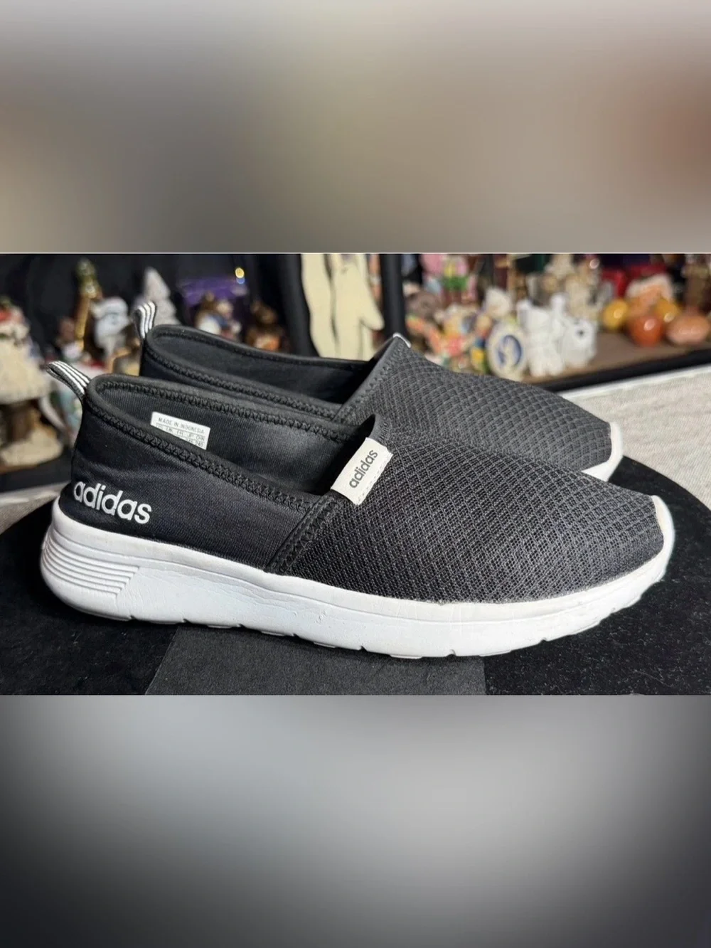 adidas | Shoes | Adidas Lite Racer Adapt Slip On Sneakers Black White ...